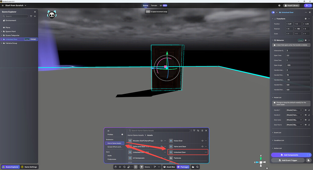 [Tutorial]Implementing Event Triggers for Door Opening Automatically in Horror Game Kit ...
